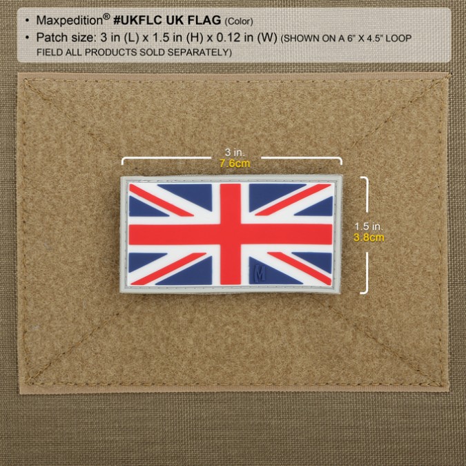 Maxpedition UK Flag Patch - full color - Toolshop